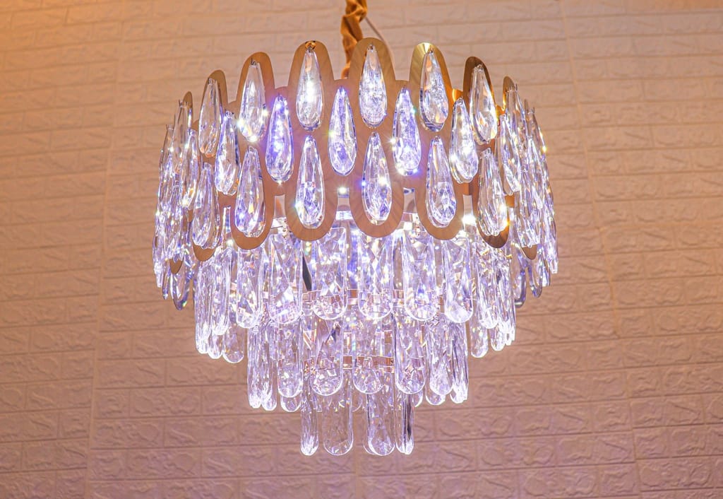Swanart Modern Glamour: 3-Tier Crystal Pendant Light for Contemporary ...