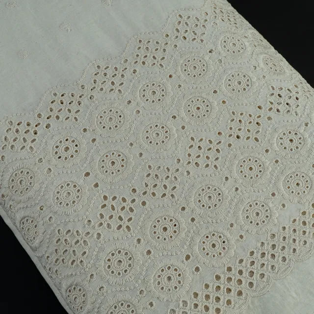 Unraveling Embroidered Schiffli Fabric