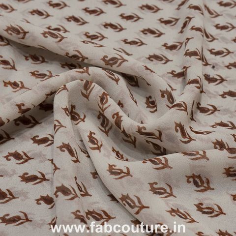 Printed Georgette, Georgette Fabric Wholesalers, FabCouture.in