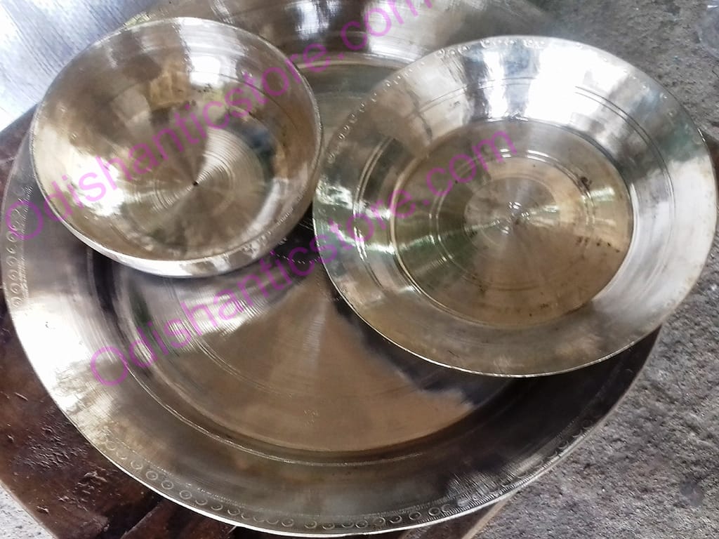 Balakati Handmade Traditional Kansa Dinner Set