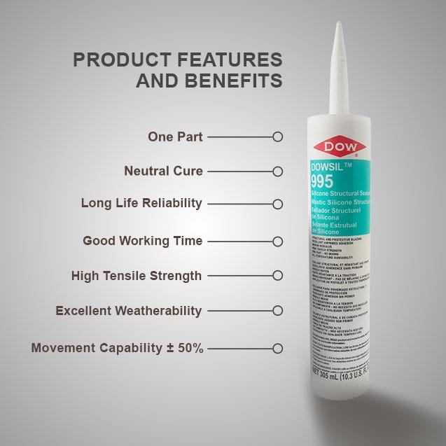 DOWSIL™ 995 Silicone Structural Sealant