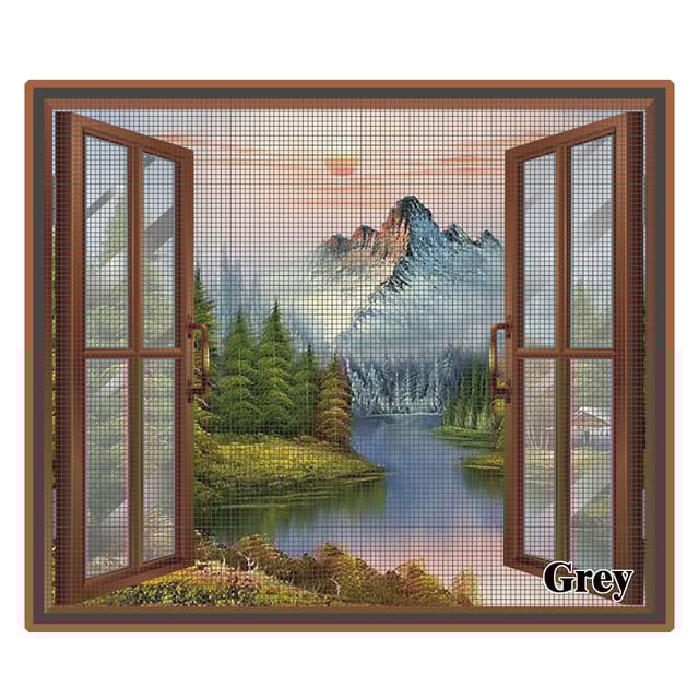 WNE Jaliwale Pre Stitched Window Mosquito net with Hook tap/Windows net ...