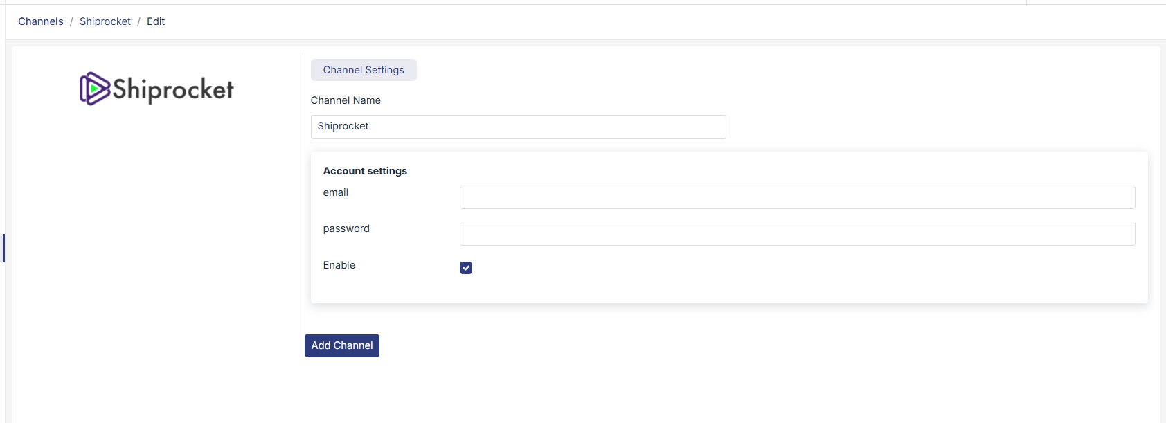 Shiprocket Integration